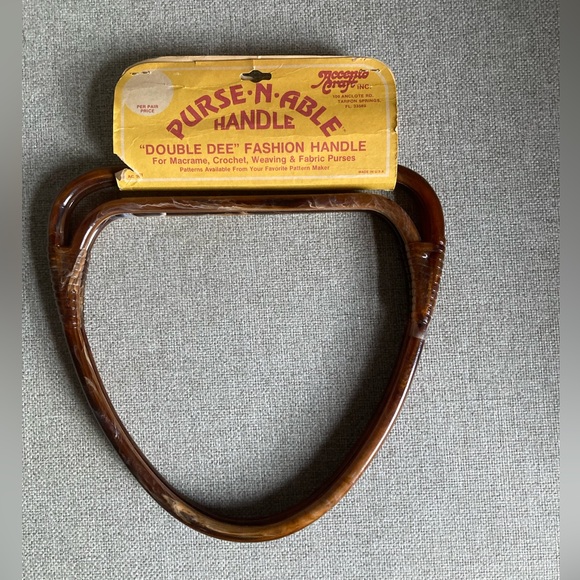 Bags | Vintage Plastic Purse Handle For Handmade Bags | Poshmark